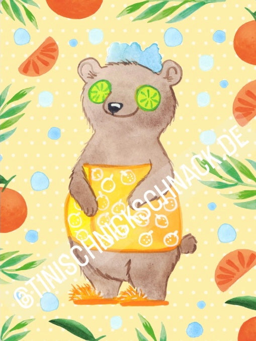 Diamond Painting Bild "Beauty-Bär" 30x40cm TiniSchnickschnack meets Mr ...